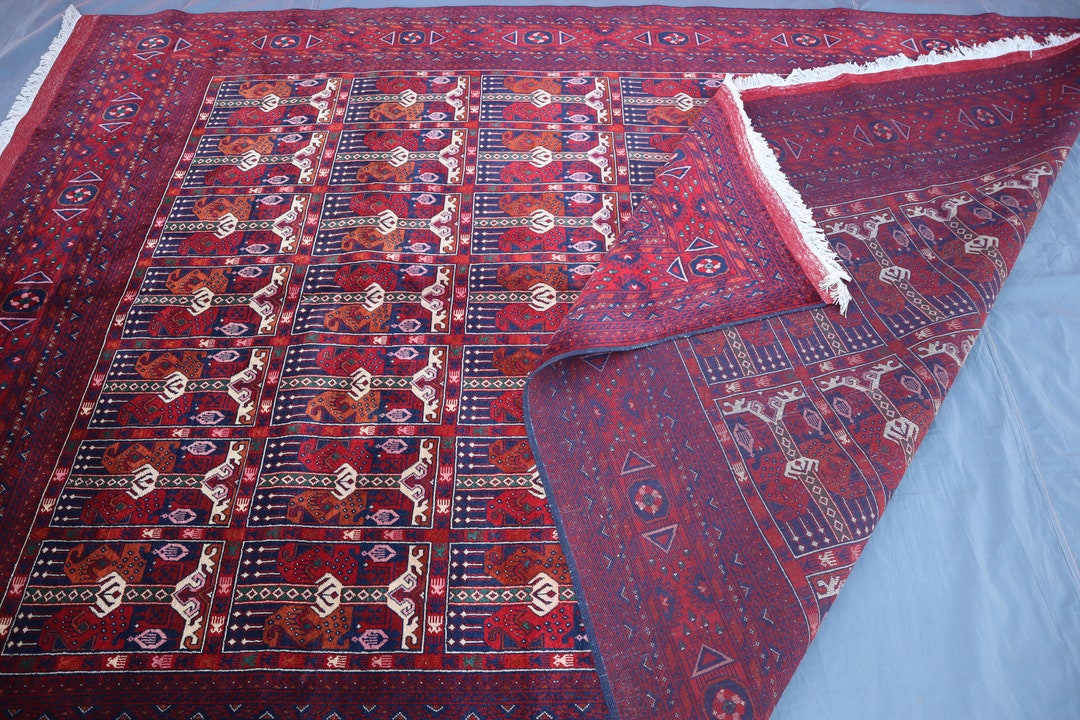 7x10 Ft Turkmen Ala Makhmal Rug/ Fine Quality Handmade Super Fine Soft ...