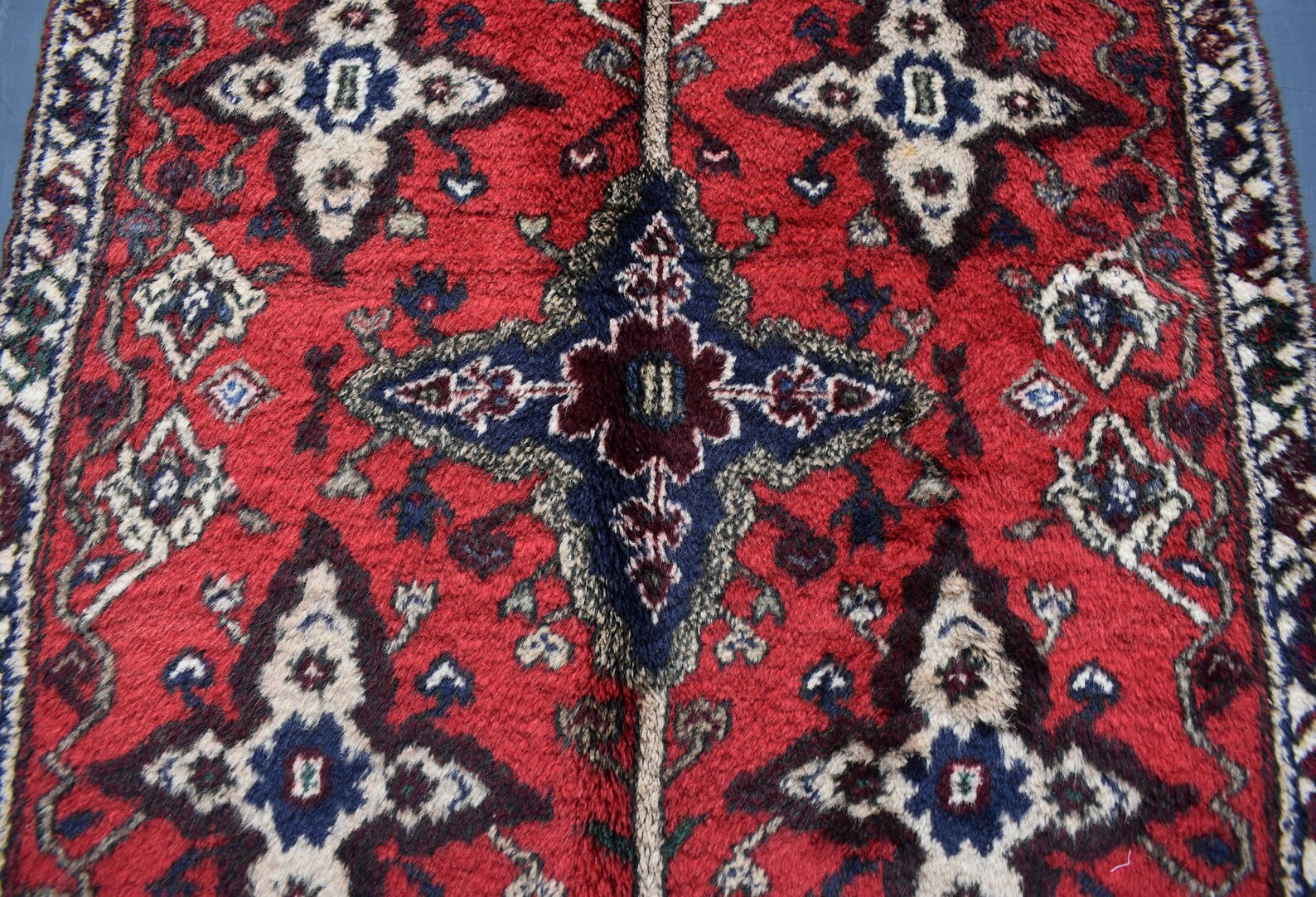 Vintage 3x5 Ft Afghan Balochi Area Rug Navy Blue Tribal - Etsy