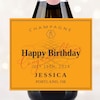 Editable Champagne Bottle Label Template | Edit in Canva, Printable ...