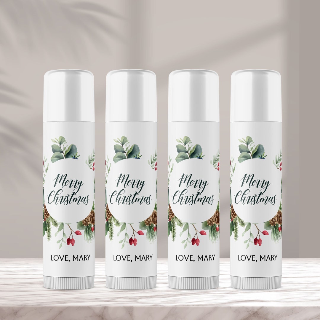Holiday Lip Balm BULK - Christmas Class Gift - Holiday Teacher Gift ...