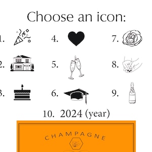 Custom Champagne Label, Champagne Bottle Labels, Mini Champagne Bottle ...