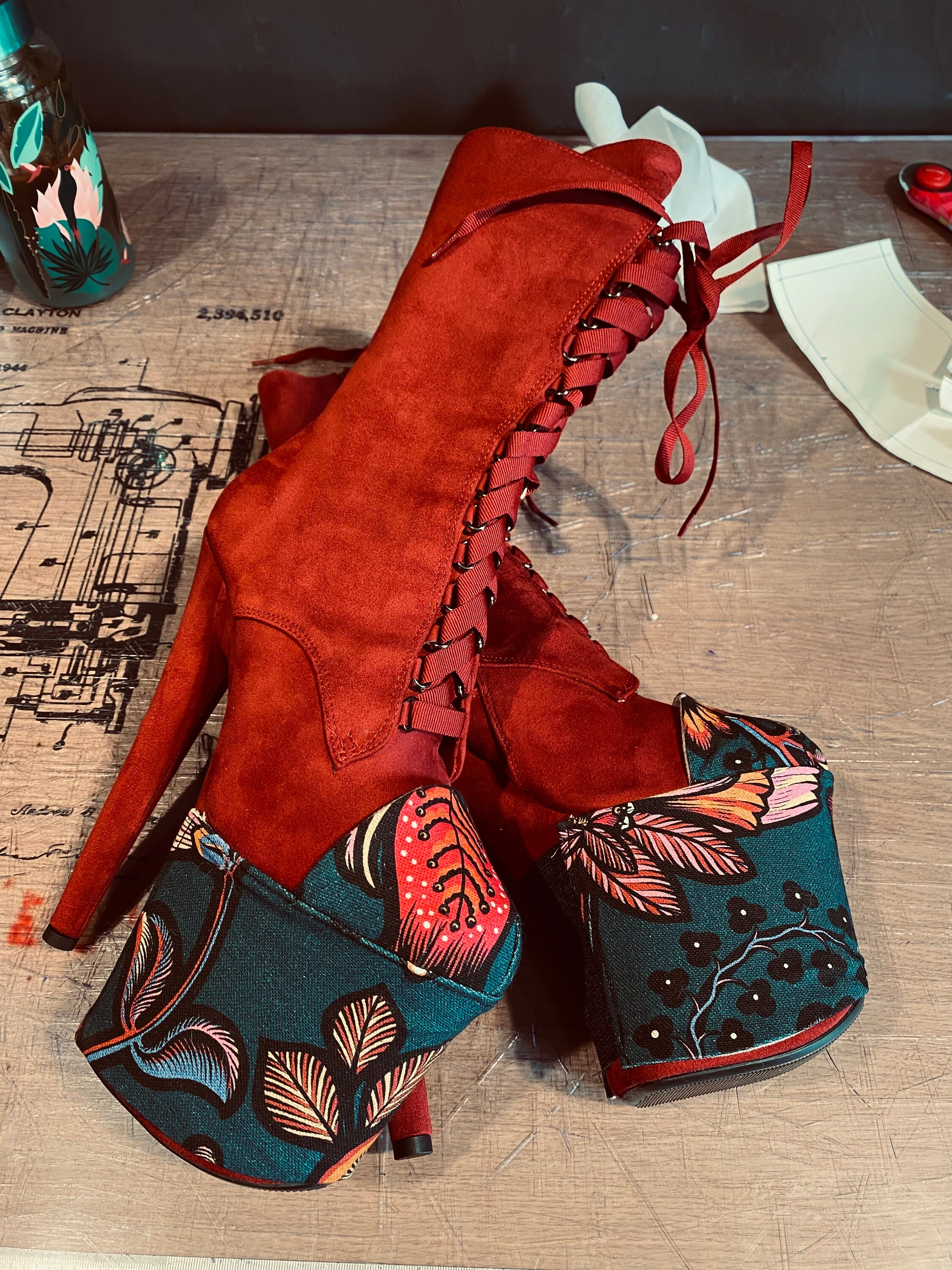 PDF Pattern - 7 Inch Platform Pole Shoe Protection - Etsy