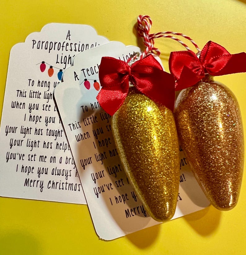 Light of Friendship Ornament, Christmas Bulb, Coworker Gift, Package ...