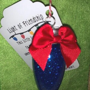 Light of Friendship Ornament, Christmas Bulb, Coworker Gift, Package ...