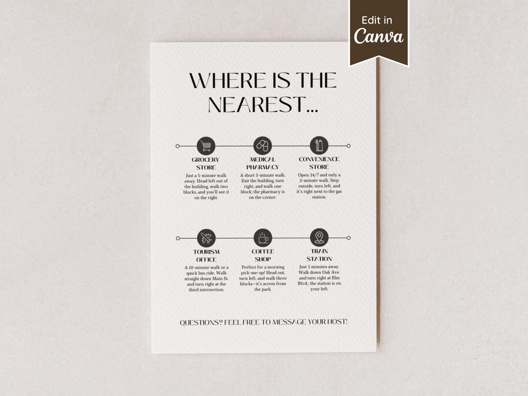 Where is the Nearest Sign; Local Spots and Recommendations; FULLY ...