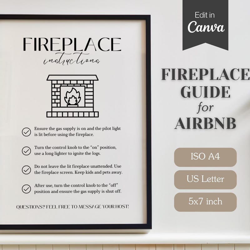 Fireplace Signs - Etsy