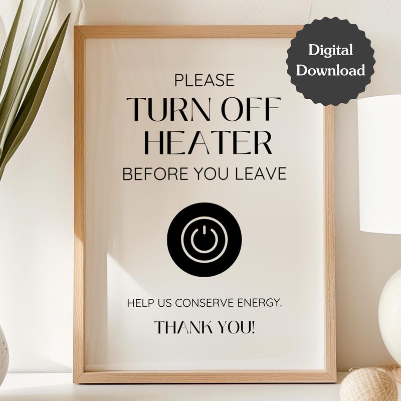 Turn off Ac Sign - Etsy