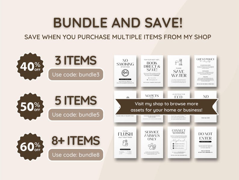 Compost Bin Sign; Eco-friendly Trash Sorting Instructions Guide; Airbnb ...