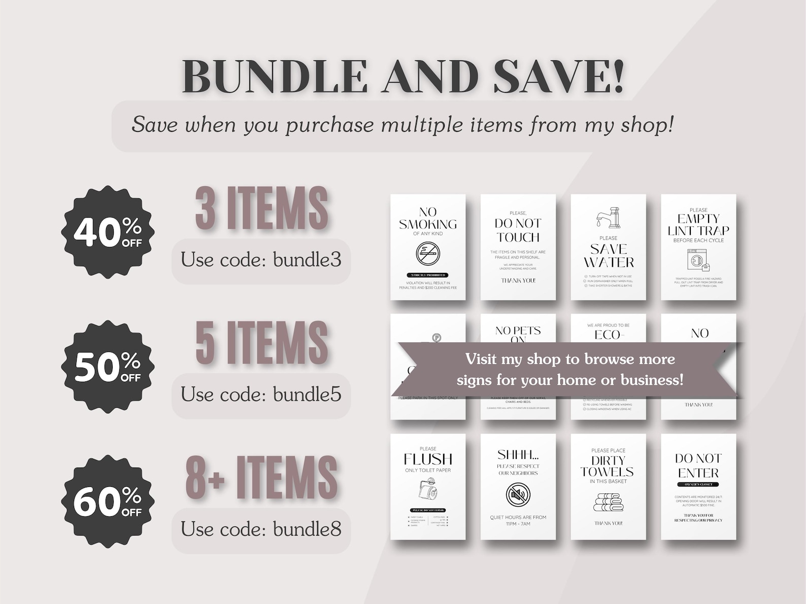 Sauna Rules & Safety Instructions Sign for Airbnb or VRBO Short-term ...