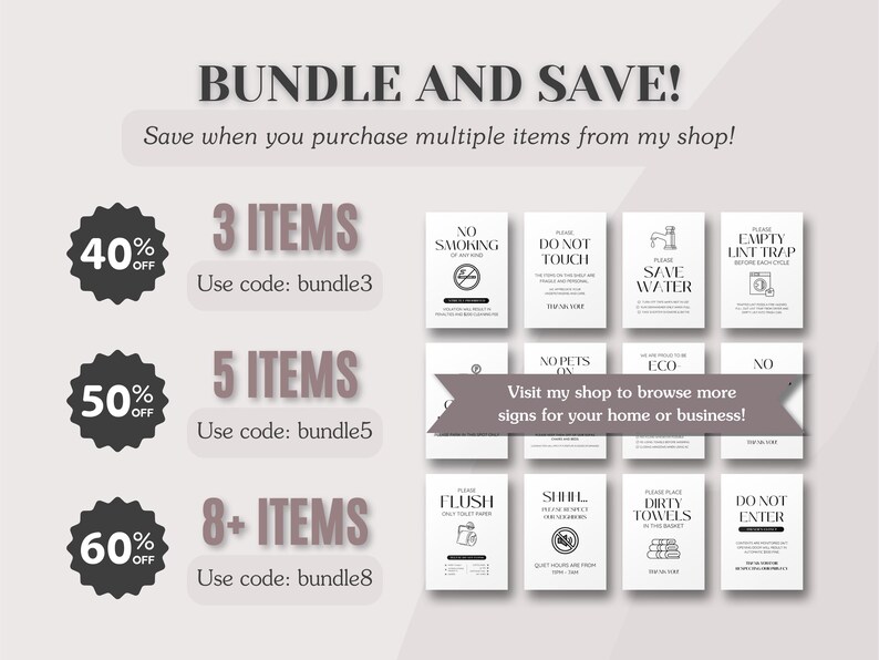 Check-in & Check-out Instructions Sign for Airbnb or VRBO; FULLY ...