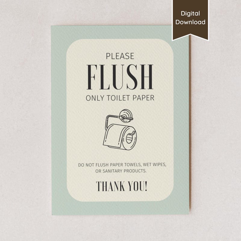 Please Do Not Use Toilet Sign - Etsy