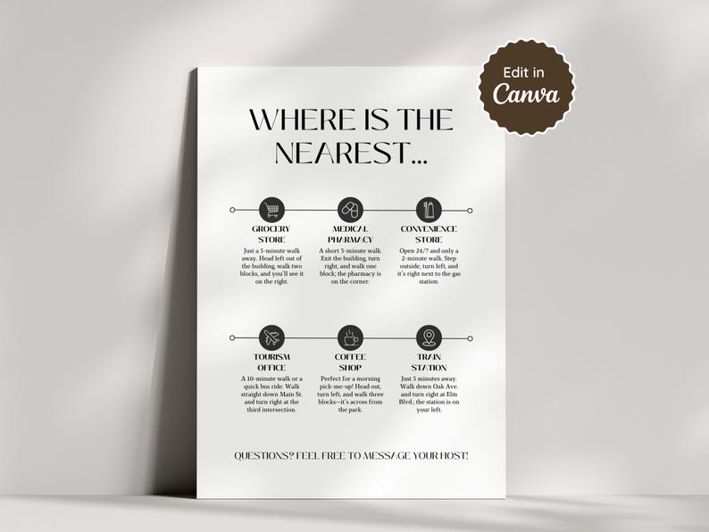 Where is the Nearest Sign; Local Spots and Recommendations; FULLY ...