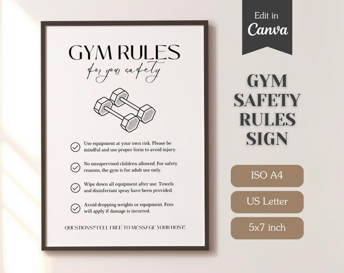 Hot Tub Rules & Safety Sign for Airbnb or VRBO Rental, FULLY ...