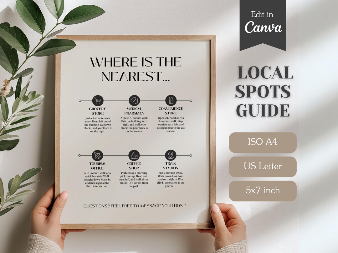 Where is the Nearest Sign; Local Spots and Recommendations; FULLY ...