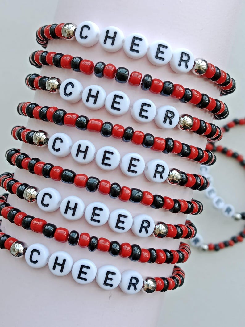 Custom Beaded Event Bracelets | Personalized Team Gifts - Etsy UK