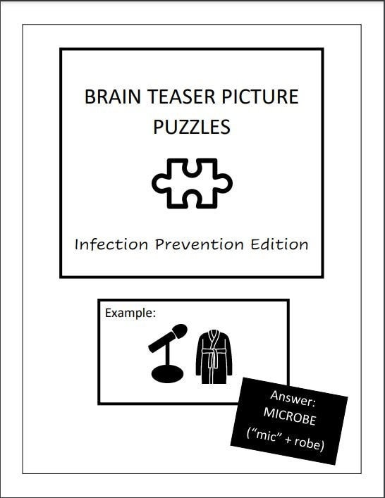 Infection Prevention Picture Puzzles Brain Teaser Games - Etsy