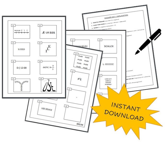 Infection Control Games Printable