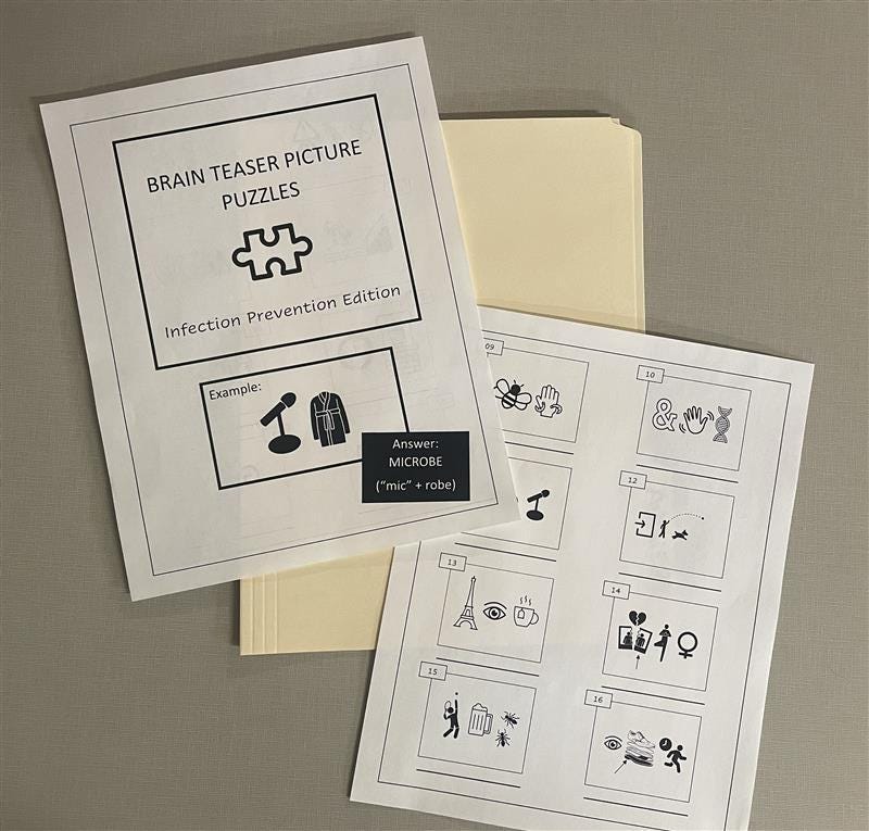 Infection Prevention Picture Puzzles Brain Teaser Games - Etsy