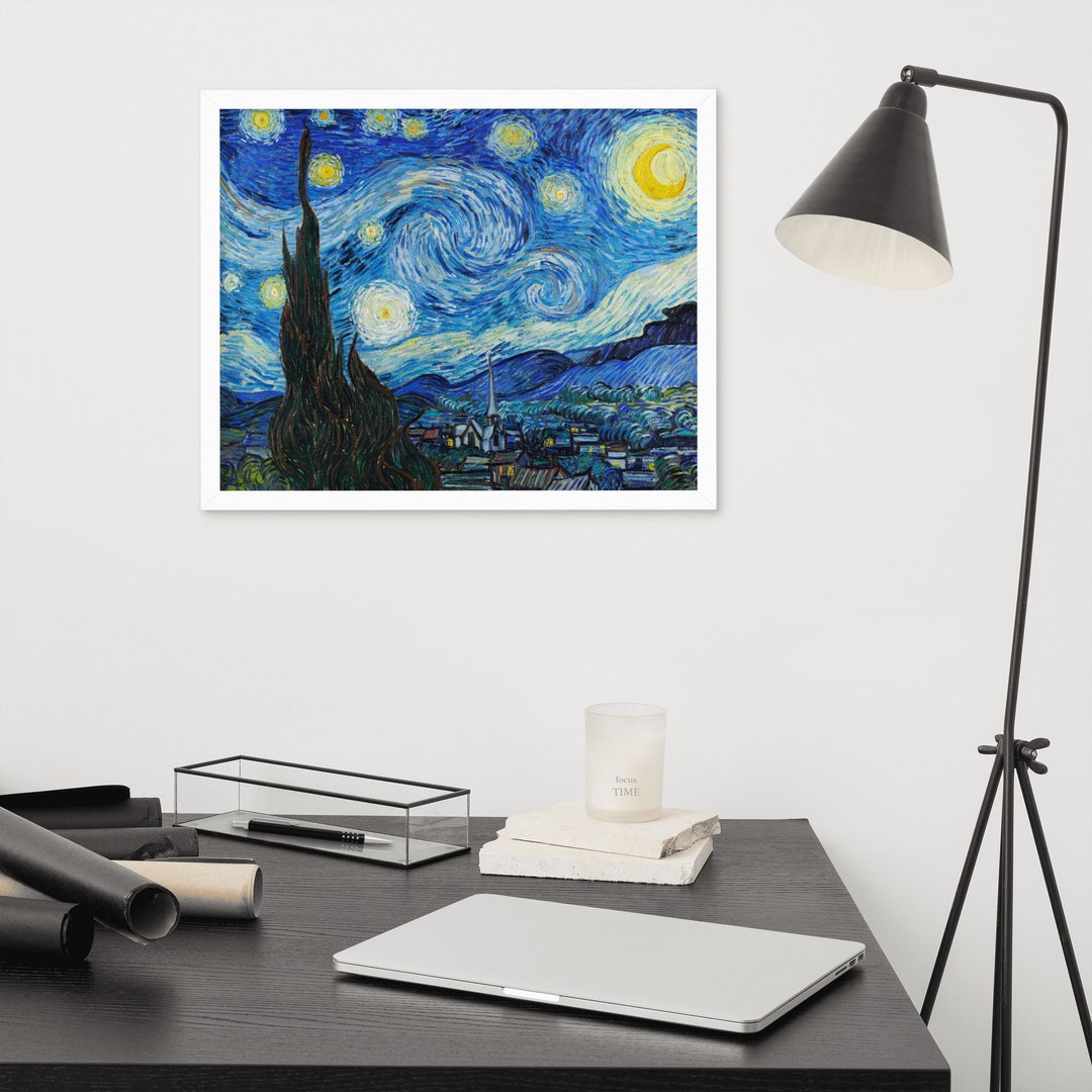 Framed Starry Night - Etsy