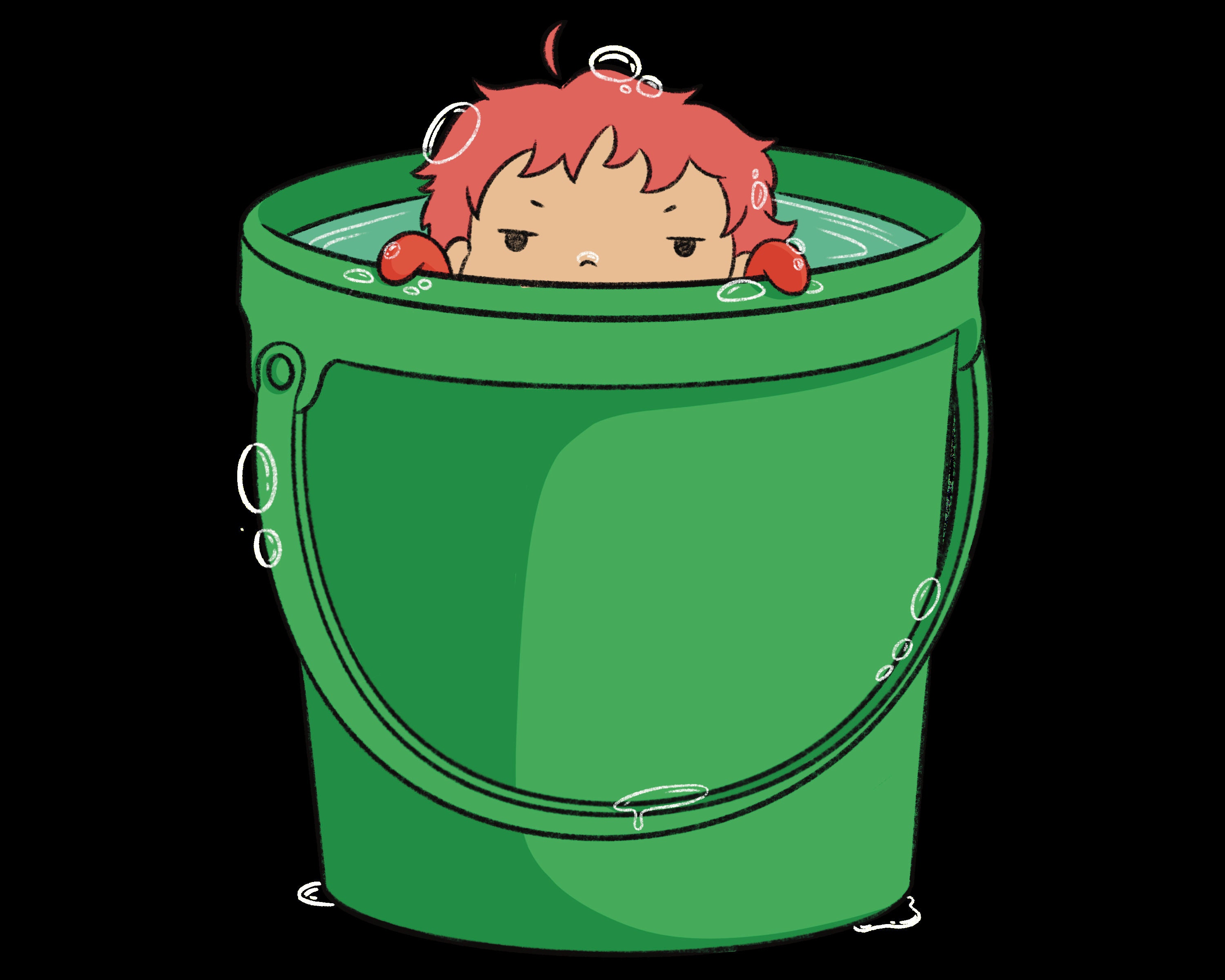 Peeking Ponyo Sticker - Etsy