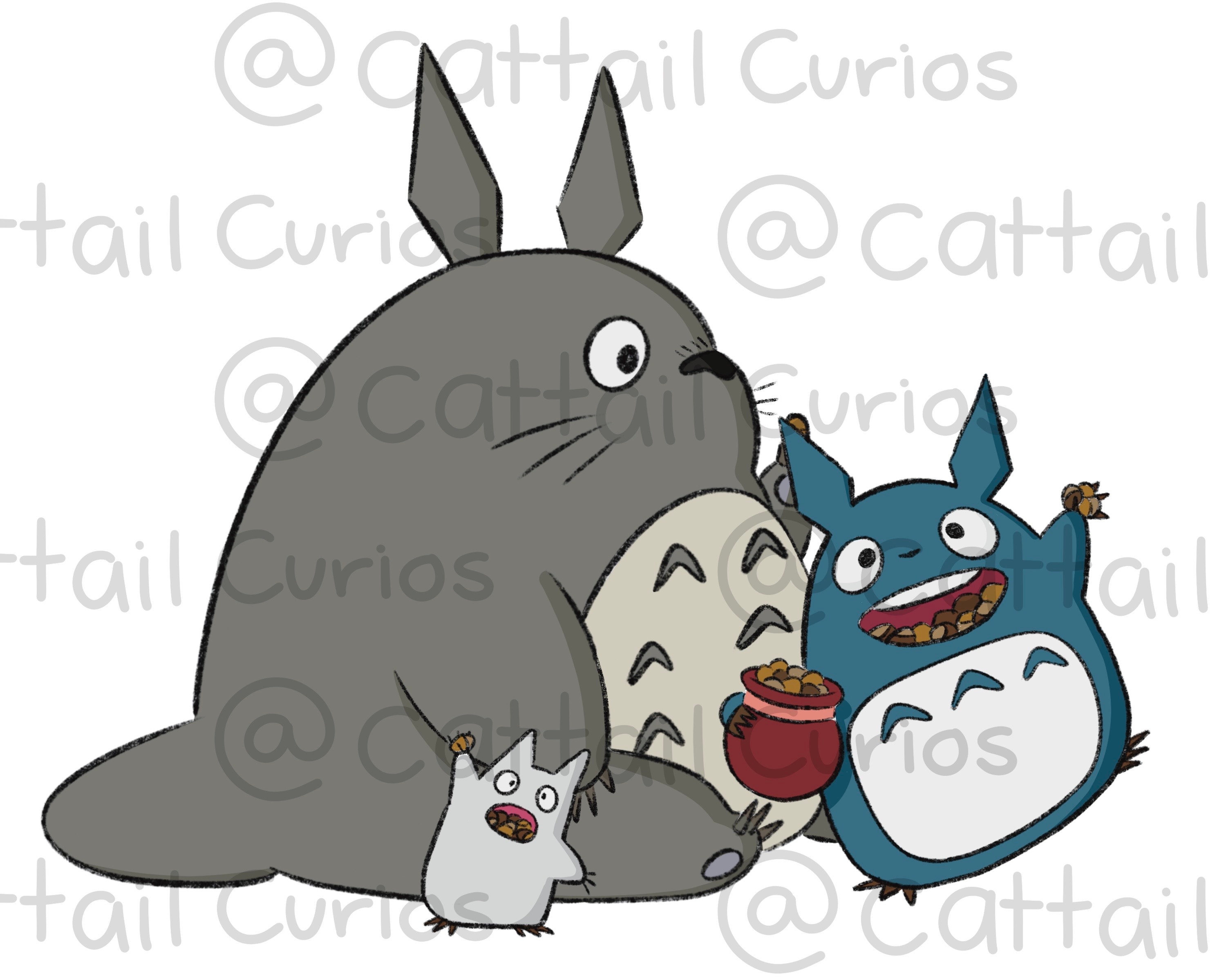 Totoro, Totoro Sticker- Studio Ghibli Sticker Designed & Sold By Bruno ...