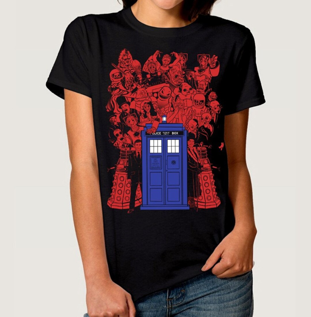 Police Box Time Machine T-shirt, Men's Women's Sizes (dmm-105) - Etsy