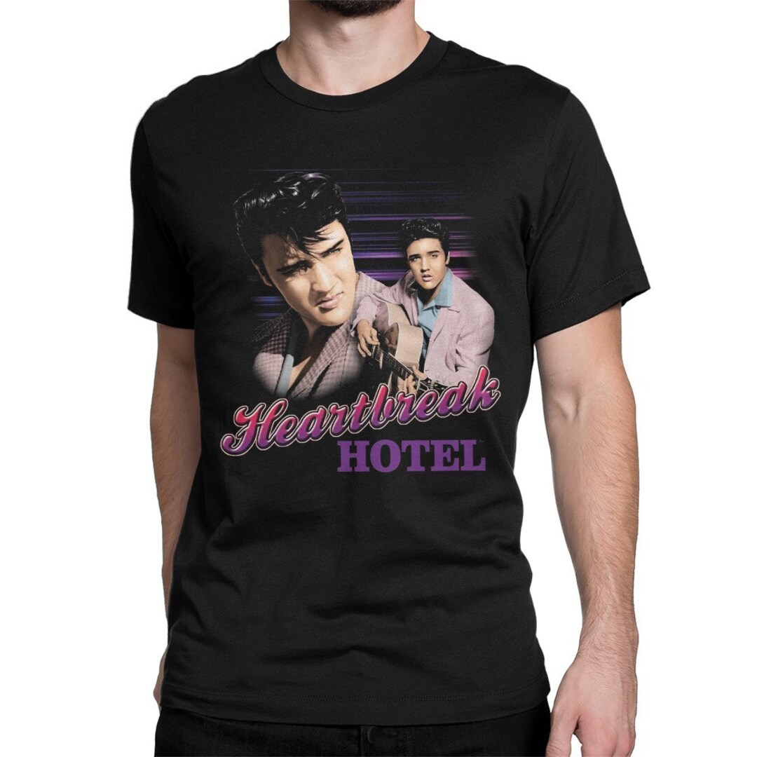 Elvis Presley Heartbreak Hotel T-shirt, Men's Women's Sizes (dmm-072 ...