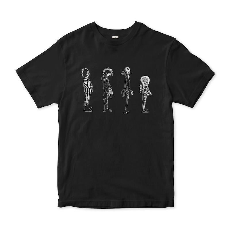 Tim Burton Character Tee - Etsy UK
