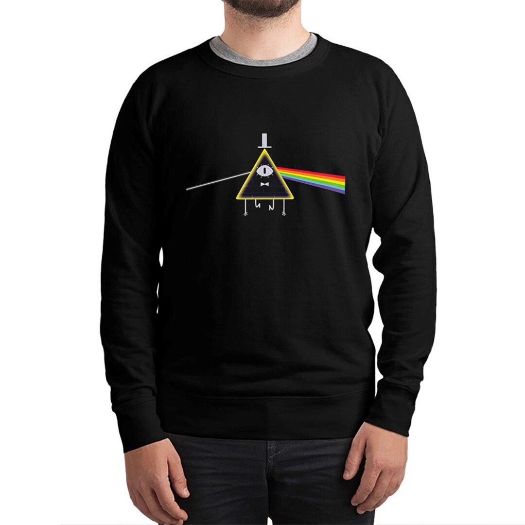 Gravity Falls Bill Cipher Pink Floyd Style Sweatshirt and Hoodie ...
