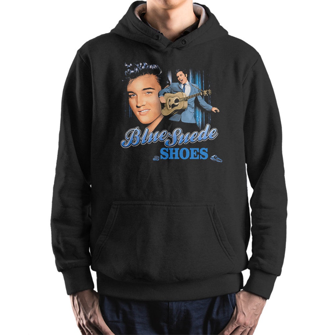 Elvis Presley Blue Suede Shoes Hoodie and Sweatshirt, Unisex Sizes (dmm ...