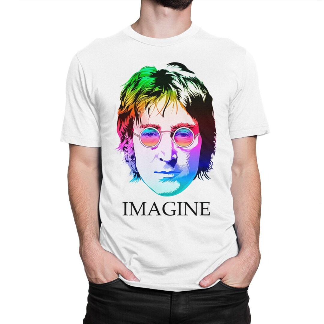 John Lennon Imagine T-shirt, Men's Women's Sizes (dmm-036) - Etsy