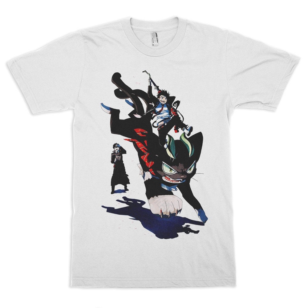 Rin Okumura and Kuro Blue Exorcist T-shirt, Men's Women's Sizes (dmm ...