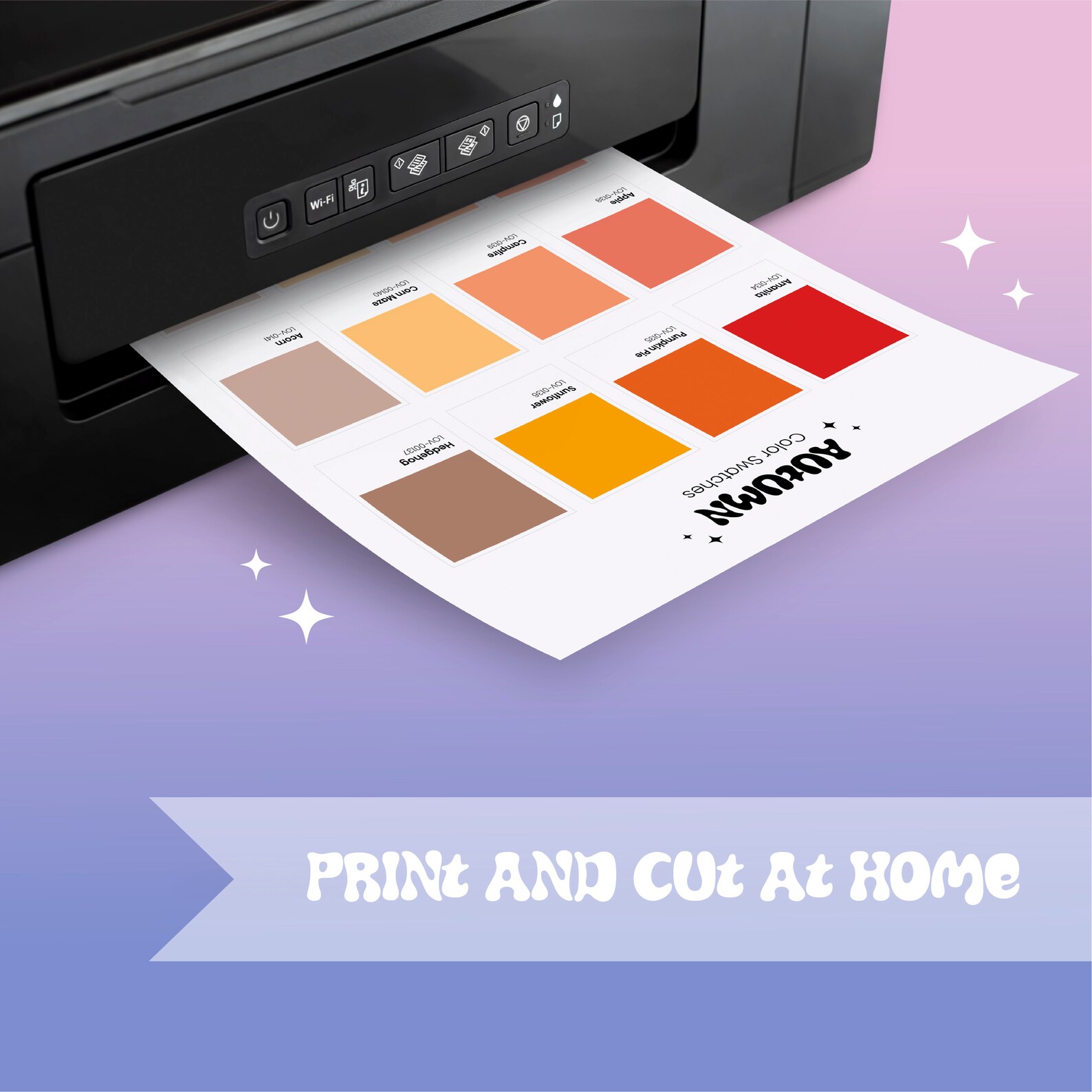 Printable Color Swatch Stickers 4 Seasons Bundle Digital - Etsy