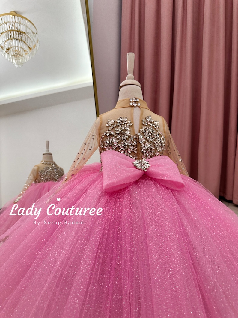 Full Lenght, Broidered Detailed, Wedding Dress, Toddler Premium Dress ...