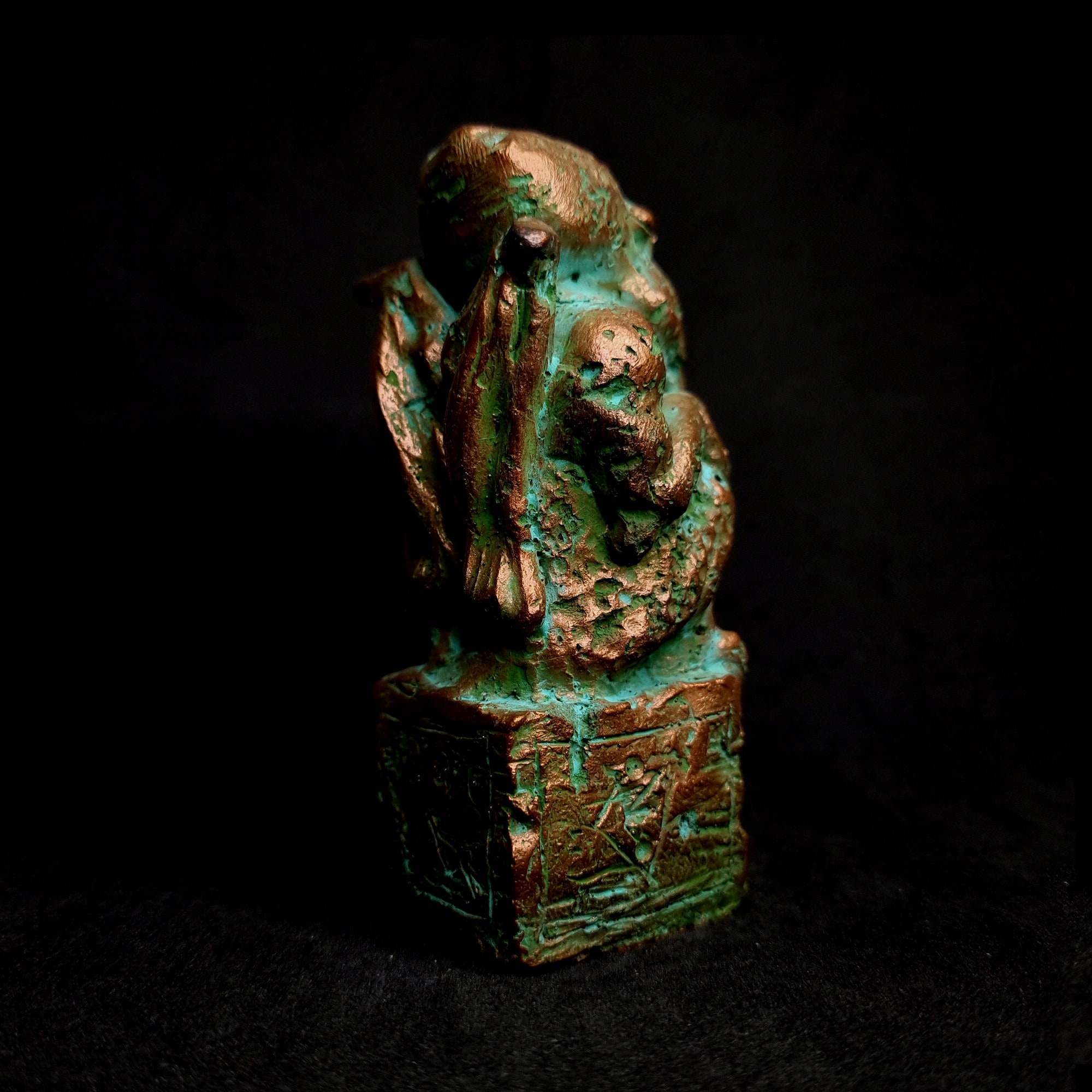 Cthulhu Mini Idol Bronze H.p.lovecraft Handmade Collectible Figures ...
