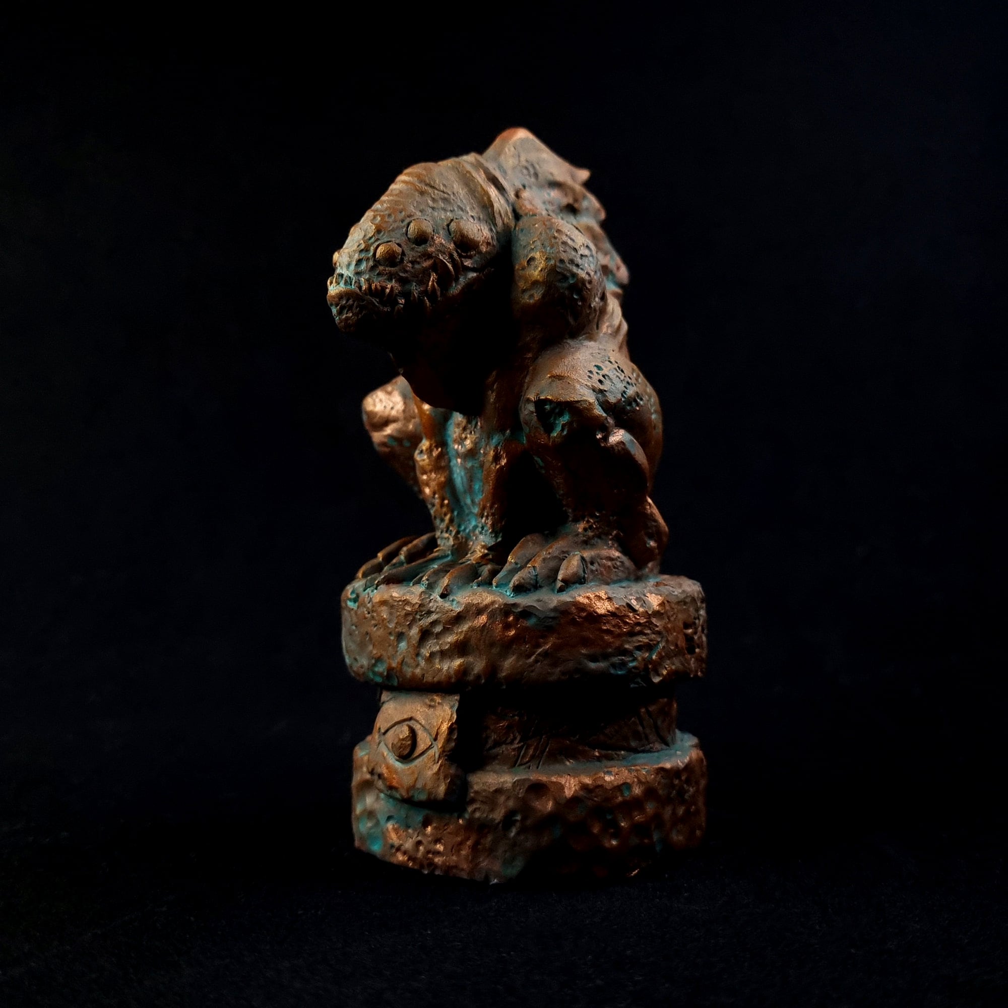 Dagon Idol Copper. H.p.lovecraft Handmade Collectible Figures. Cult of ...