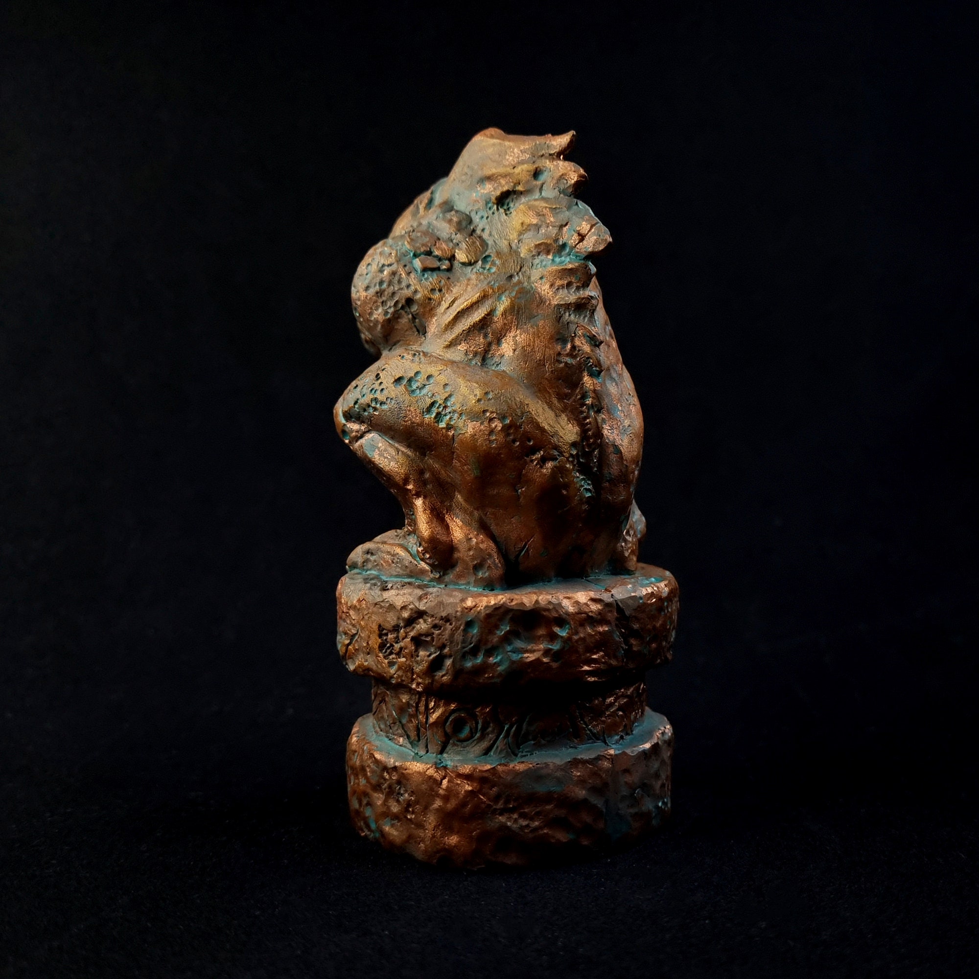 Dagon Idol Copper. H.p.lovecraft Handmade Collectible Figures. Cult of ...