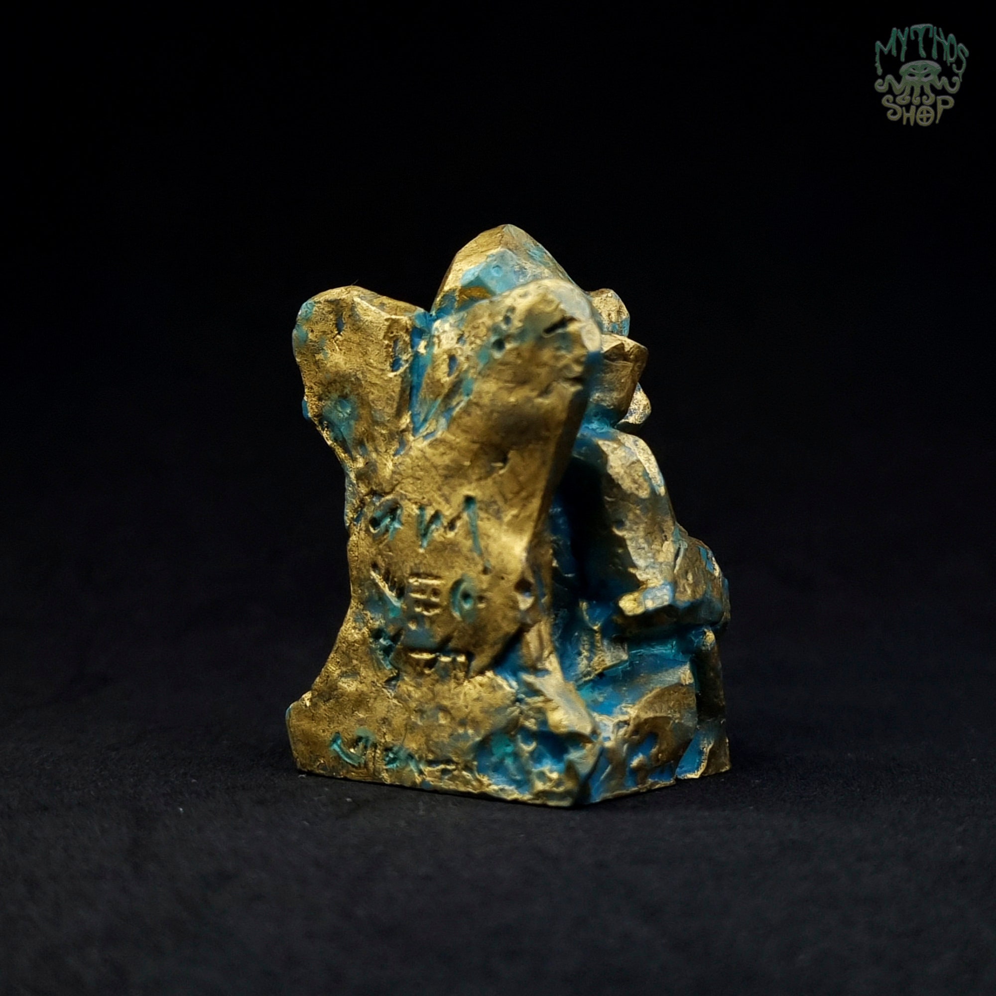 Mini Cthulhu Idol Gold, H.p.lovecraft Handmade Collectible Figures ...