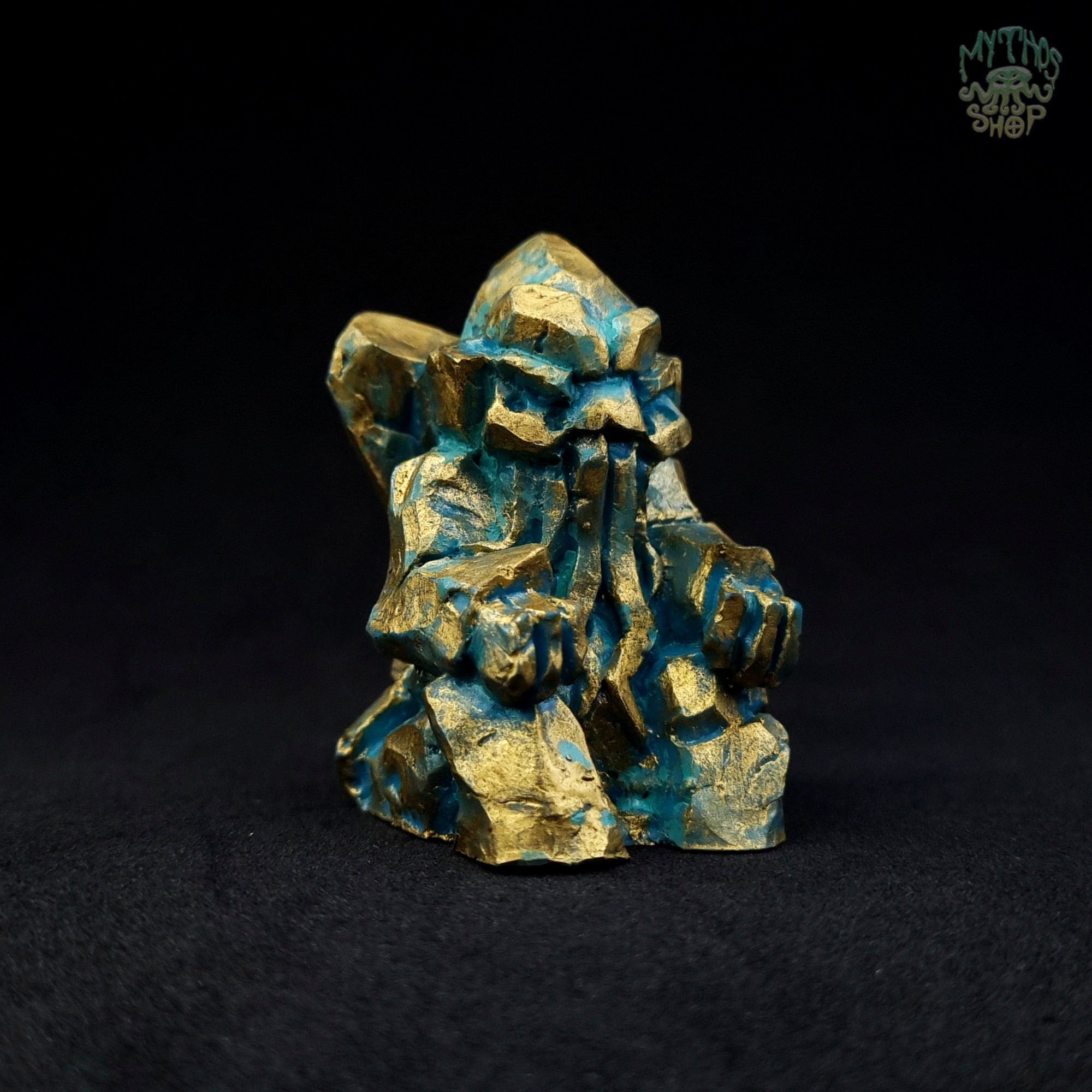 Mini Cthulhu Idol Gold, H.p.lovecraft Handmade Collectible Figures ...