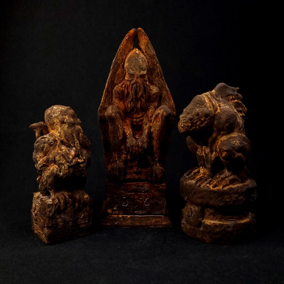 Cthulhu Dagon Rusty Iron Idol Pack. H.p.lovecraft Handmade - Etsy