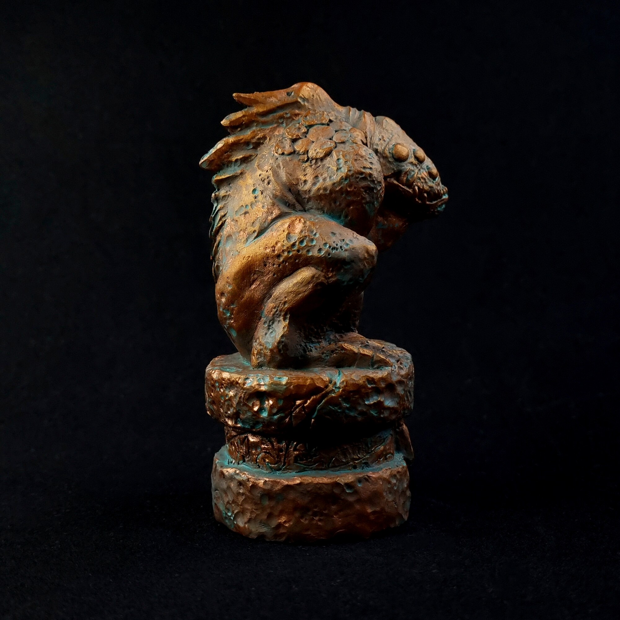 Dagon Idol Copper. H.p.lovecraft Handmade Collectible Figures. Cult of ...