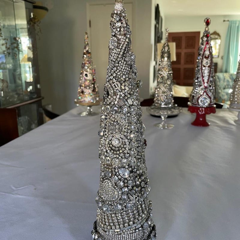 Jeweled Cone Tree - Etsy