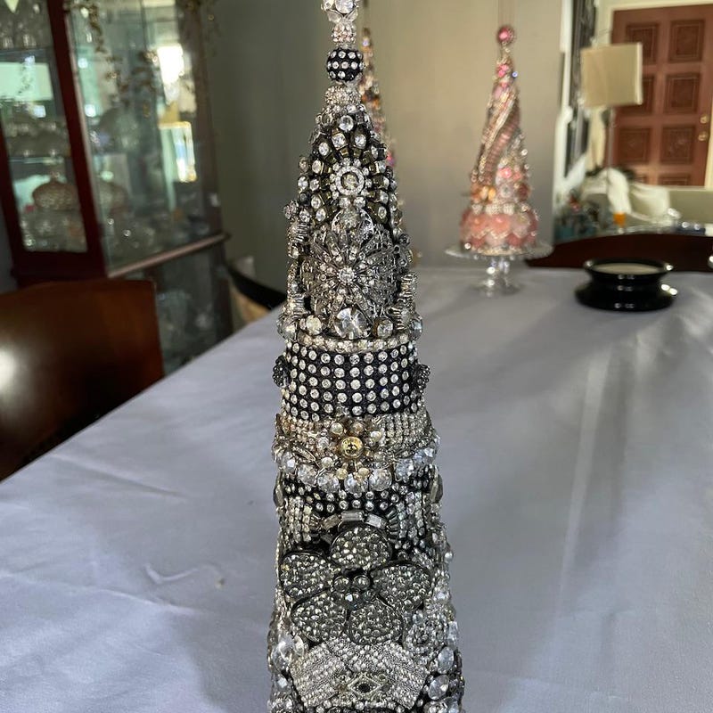 Jeweled Cone Tree - Etsy