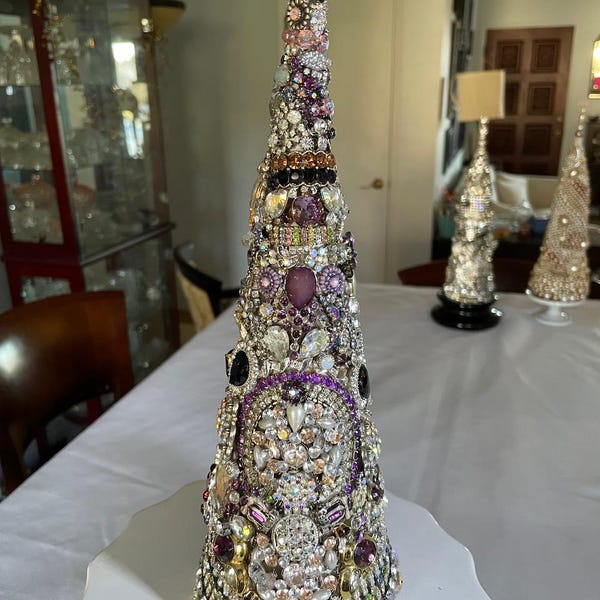 Jeweled Cone Tree - Etsy