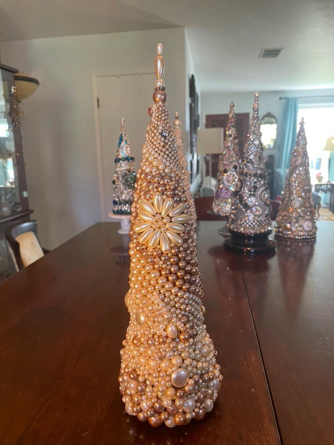 Multicolor Pearl Cone Tree - Etsy