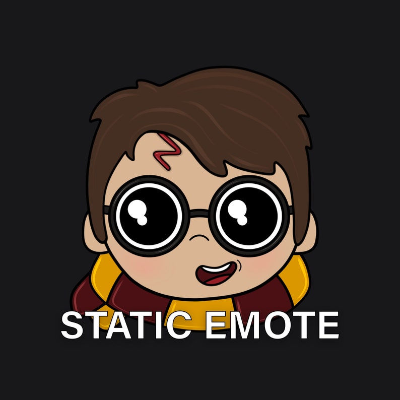 Cute Wizard Boy Emote FREE Lightning Bolt Emote Wizard & Magic Emotes ...