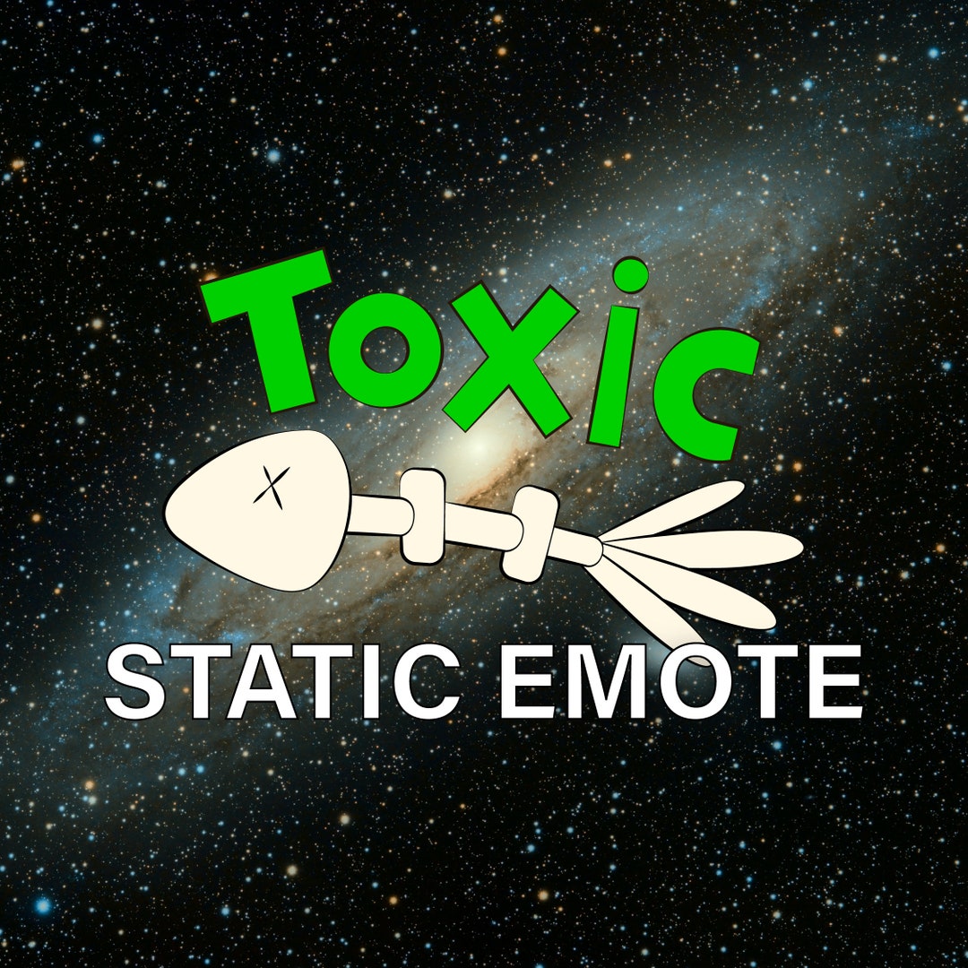 Toxic Dead Fish Static Toxic Emote for Twitch and Discord - Etsy