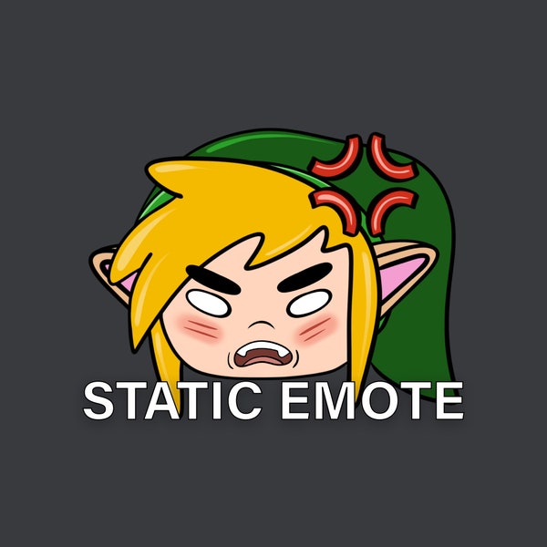 Angry Anime Emote - Etsy