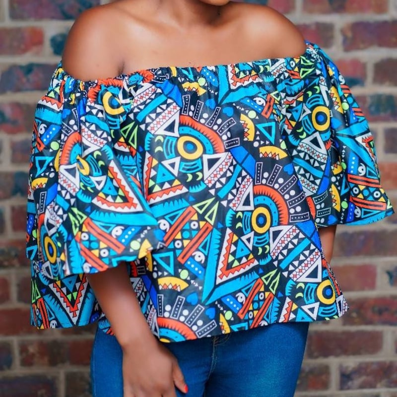 African Print Top - Etsy