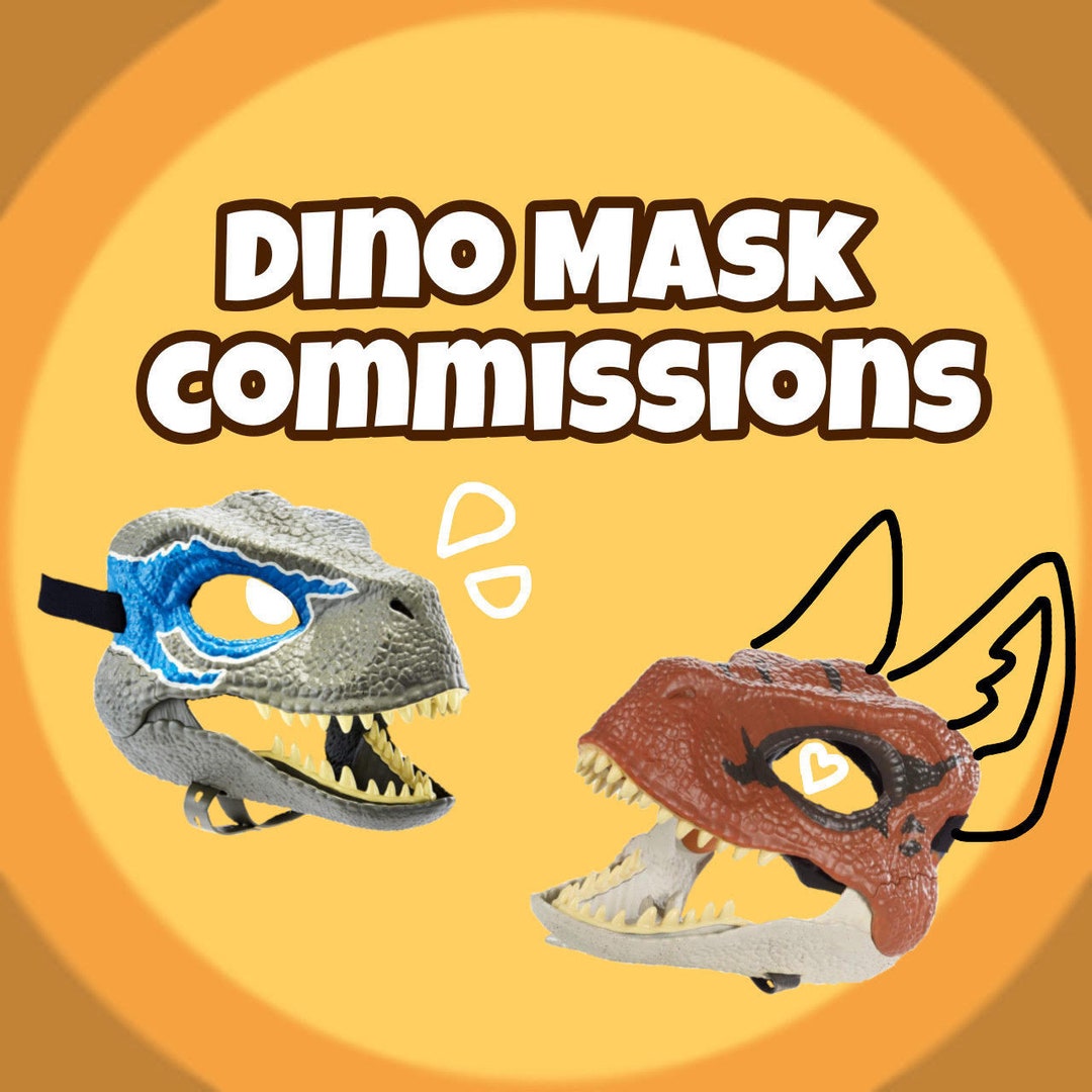 OPEN Dino Mask Fursuit Commissions - Etsy